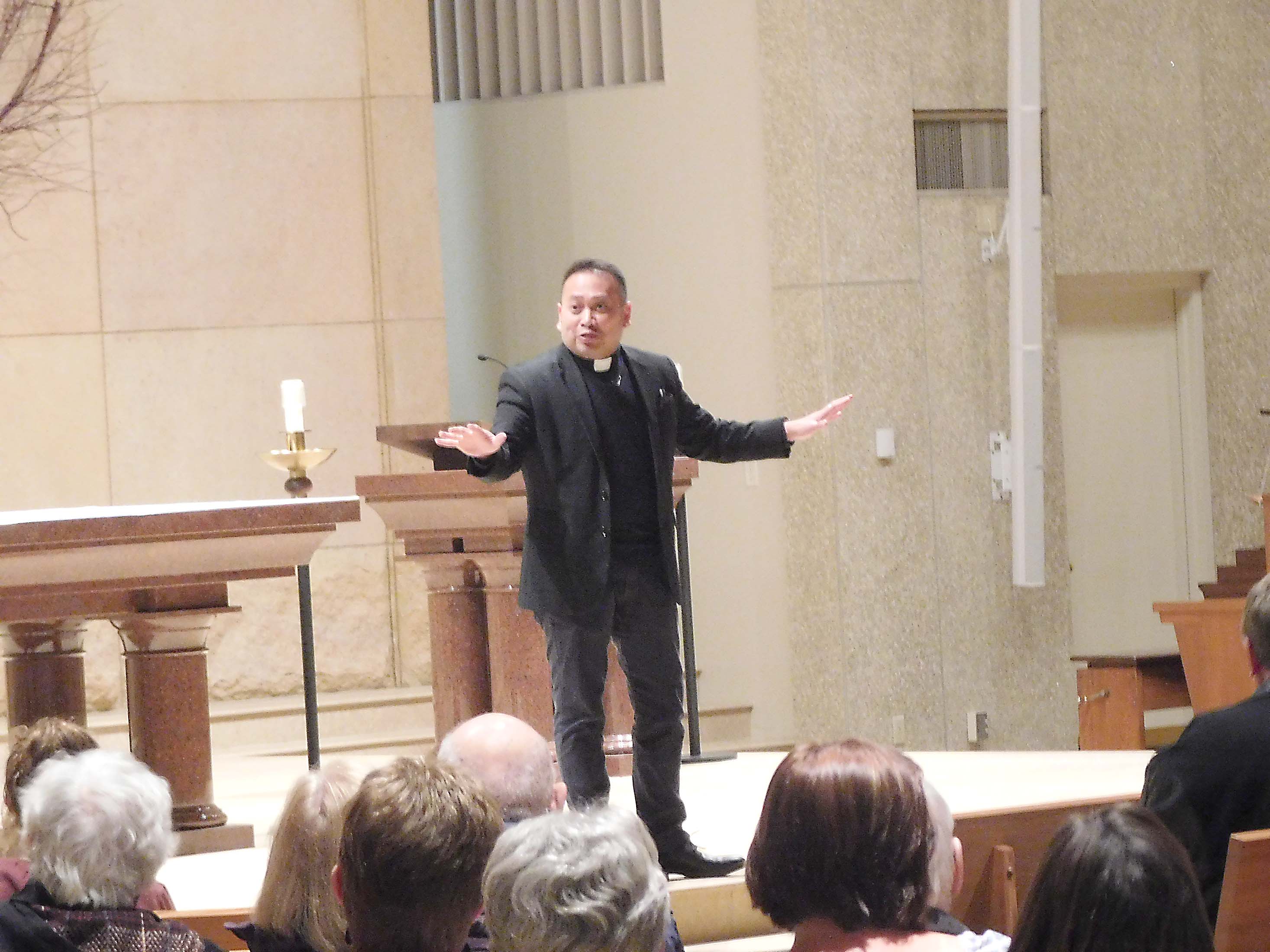 Priest, chef, martial artist inspires crowd | News, Sports, Jobs - The ...